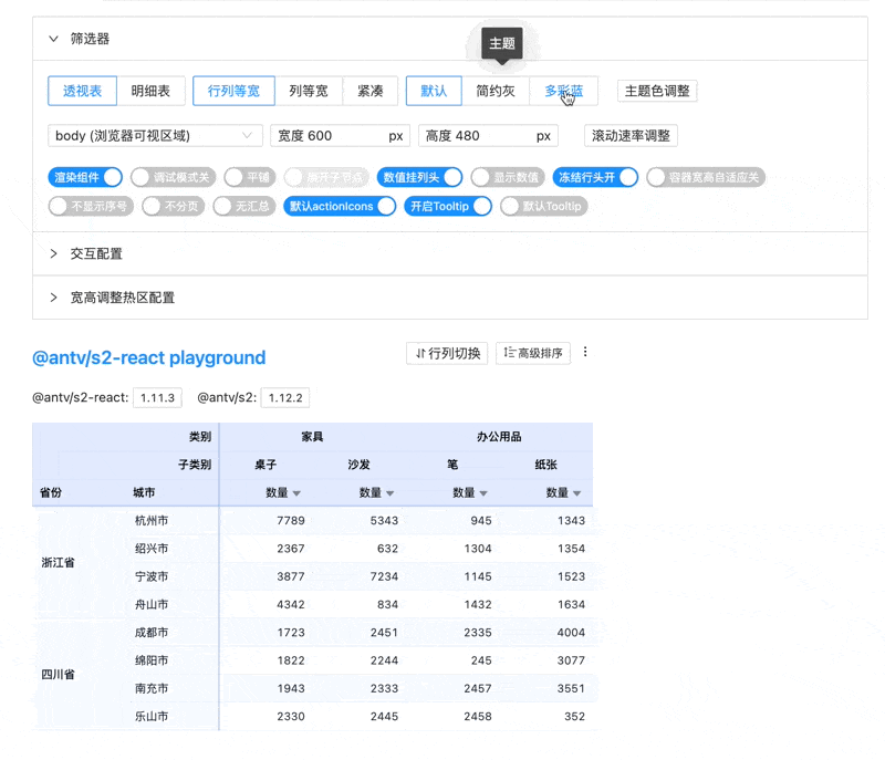 feat: 增加根据主题色生成对应主题风格色板功能 by xingwanying · Pull Request #1190 · antvis/S2 · GitHub