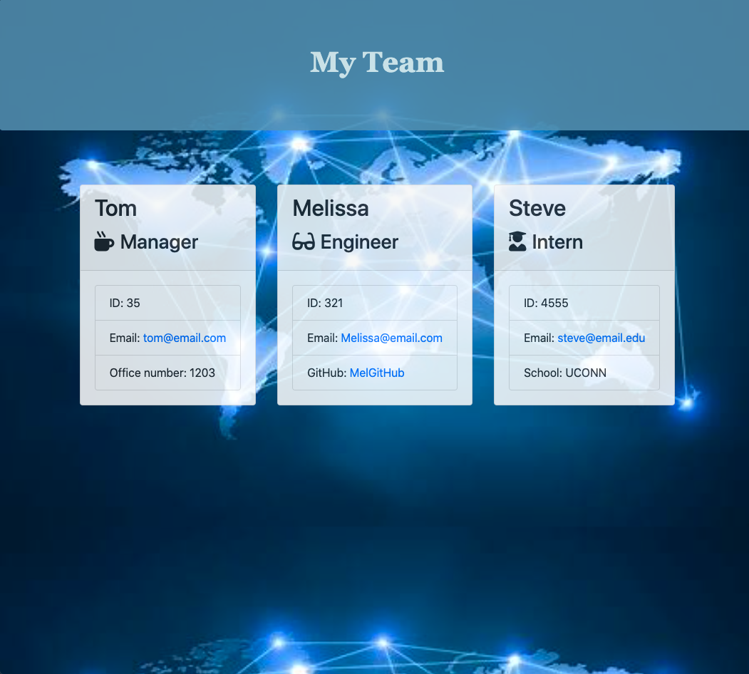 GitHub - VScacchitti/Employee-Summary-Template-Engine: A Node.js CLI ...
