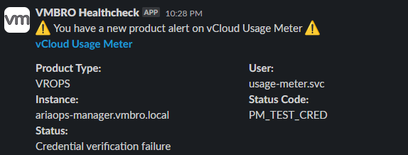 GitHub - vmbro/Usage-Meter-Credential-Monitoring: VMware vCloud Usage ...