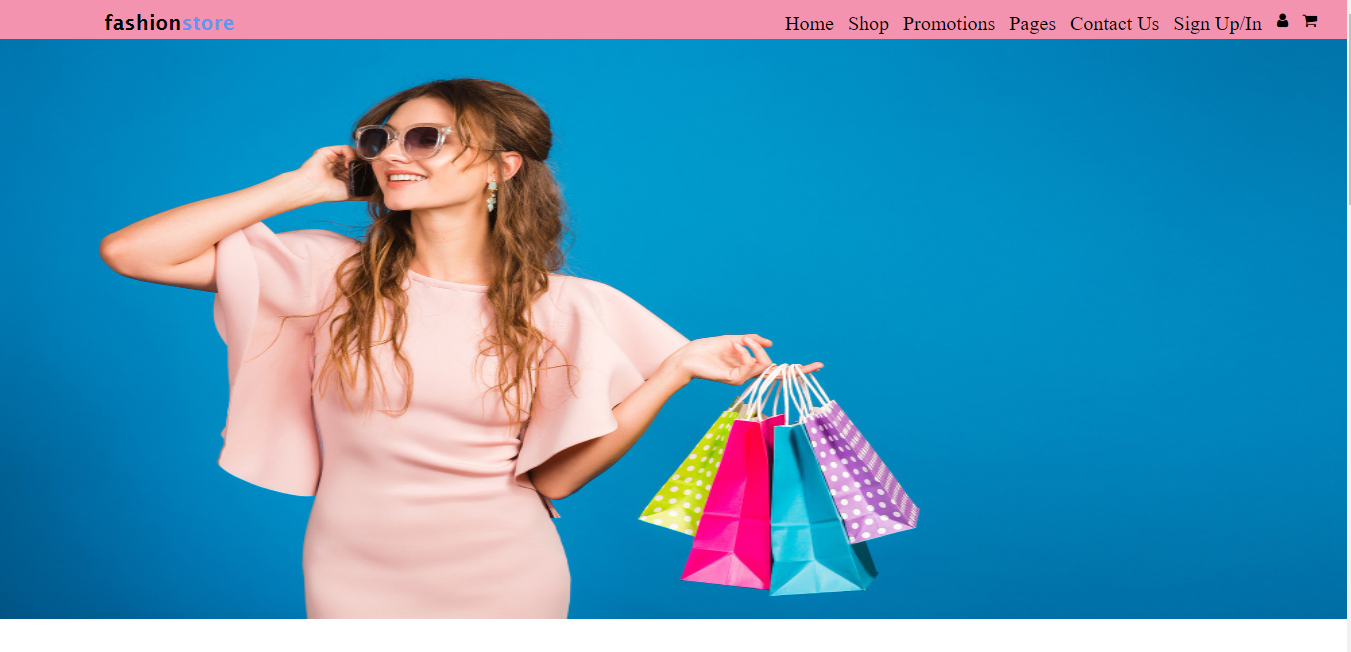 GitHub - aditi-bhuteja/FashionStore: Frontend application of an E-Commerce Website