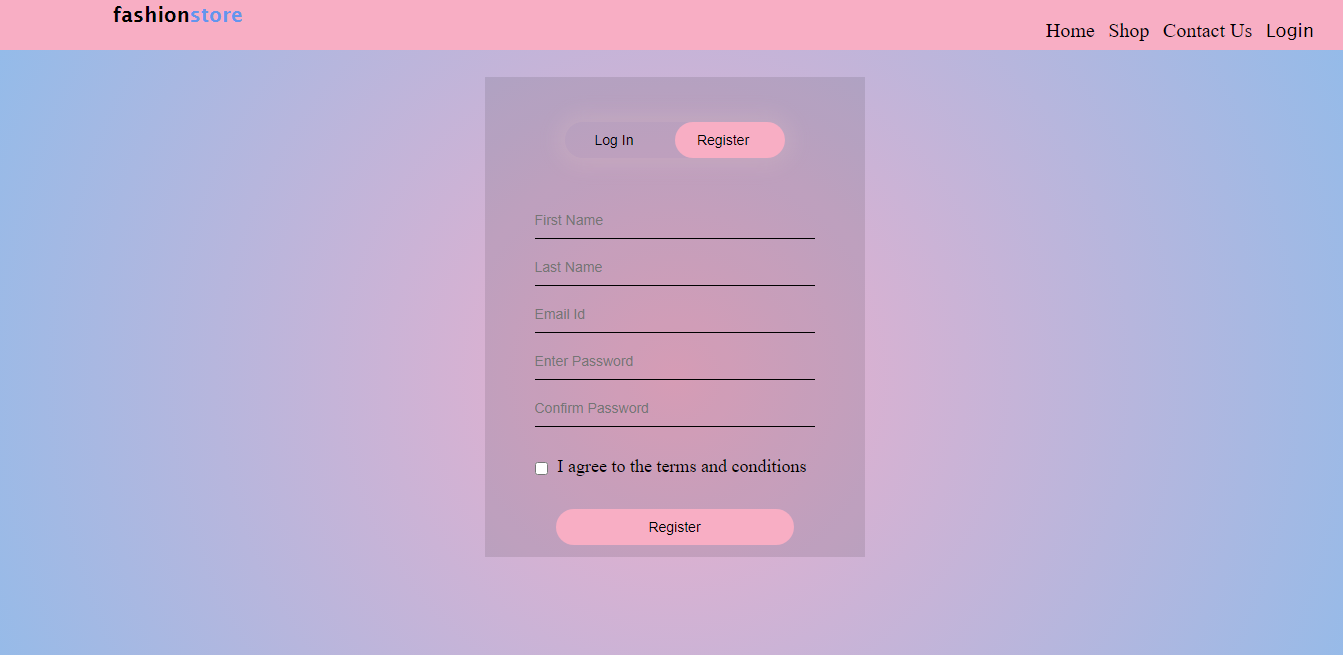 GitHub - aditi-bhuteja/FashionStore: Frontend application of an E-Commerce Website