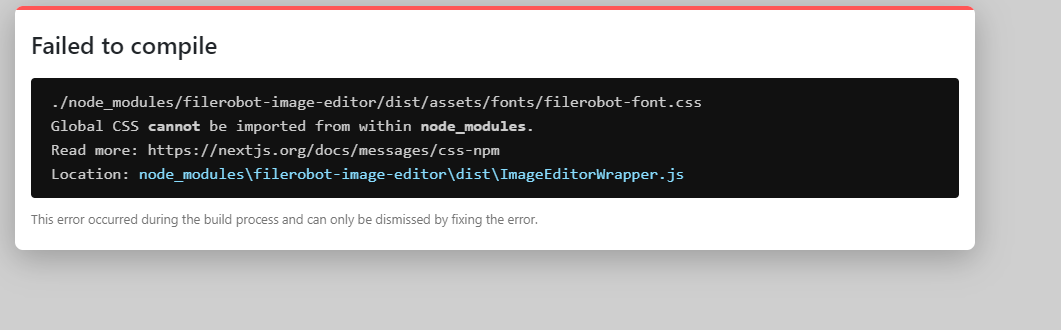 CSS Issues causing Filerobot React Component to break application · Issue #154 · scaleflex ...