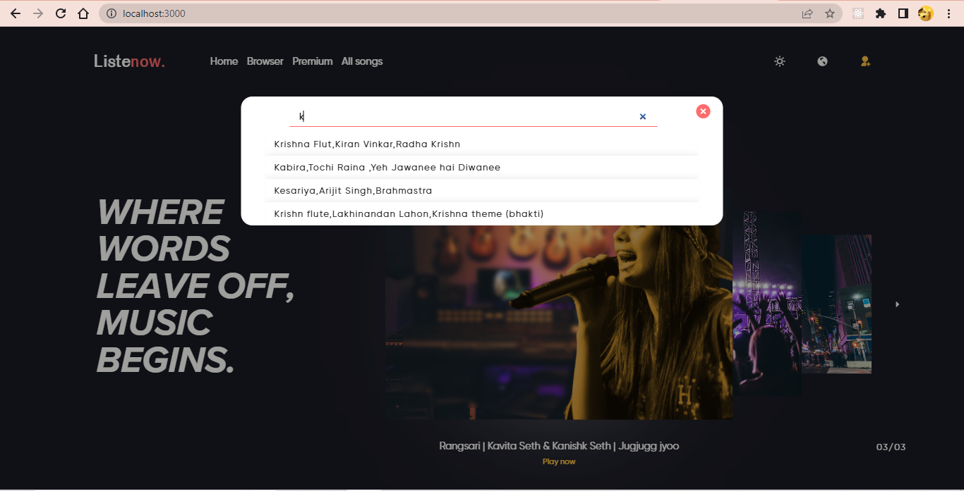 GitHub - moulsiri/Listenow: An music streaming app made with node express js and ejs views.
