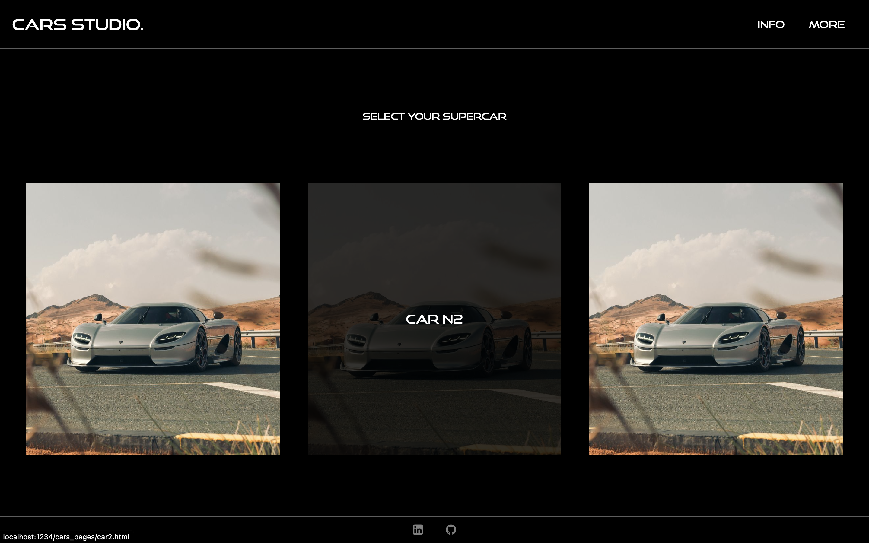 GitHub - matiasosa/cars_studio: Website developed with Node.js, Three ...
