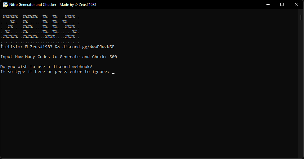GitHub - Zeus-6062/Discord-Nitro-Generator-and-Checker: Discord ...