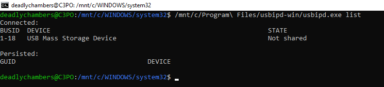 Machine interface to usbipd · Issue #280 · dorssel/usbipd-win · GitHub