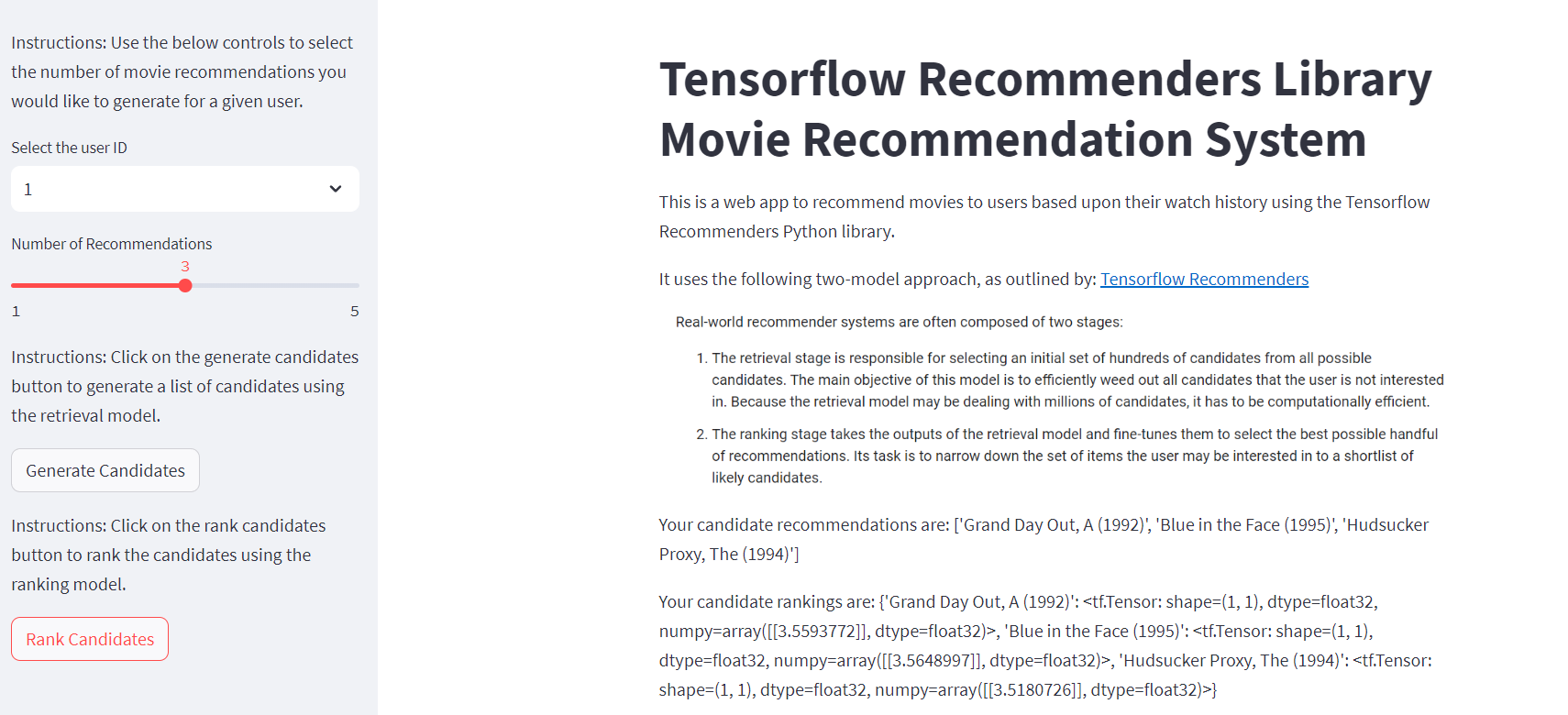 GitHub - StatsAI/Streamlit_RecSys