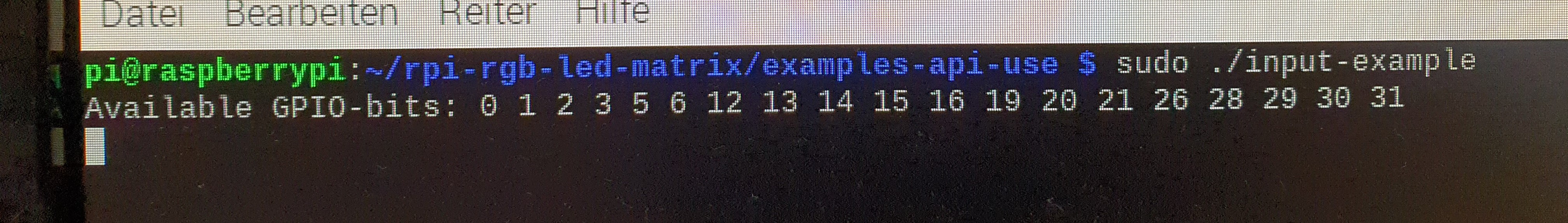 Reading external signals / trying input-example · Issue #1178 · hzeller/rpi-rgb-led-matrix · GitHub