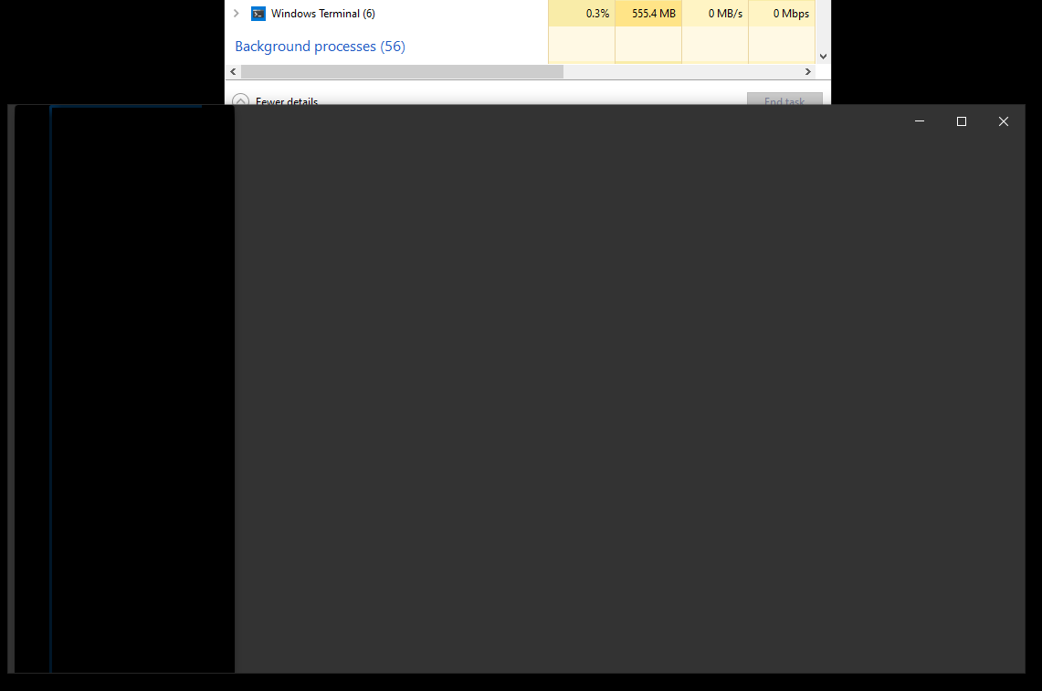 After renaming tab with a long string it crashes or a blackscreen ...