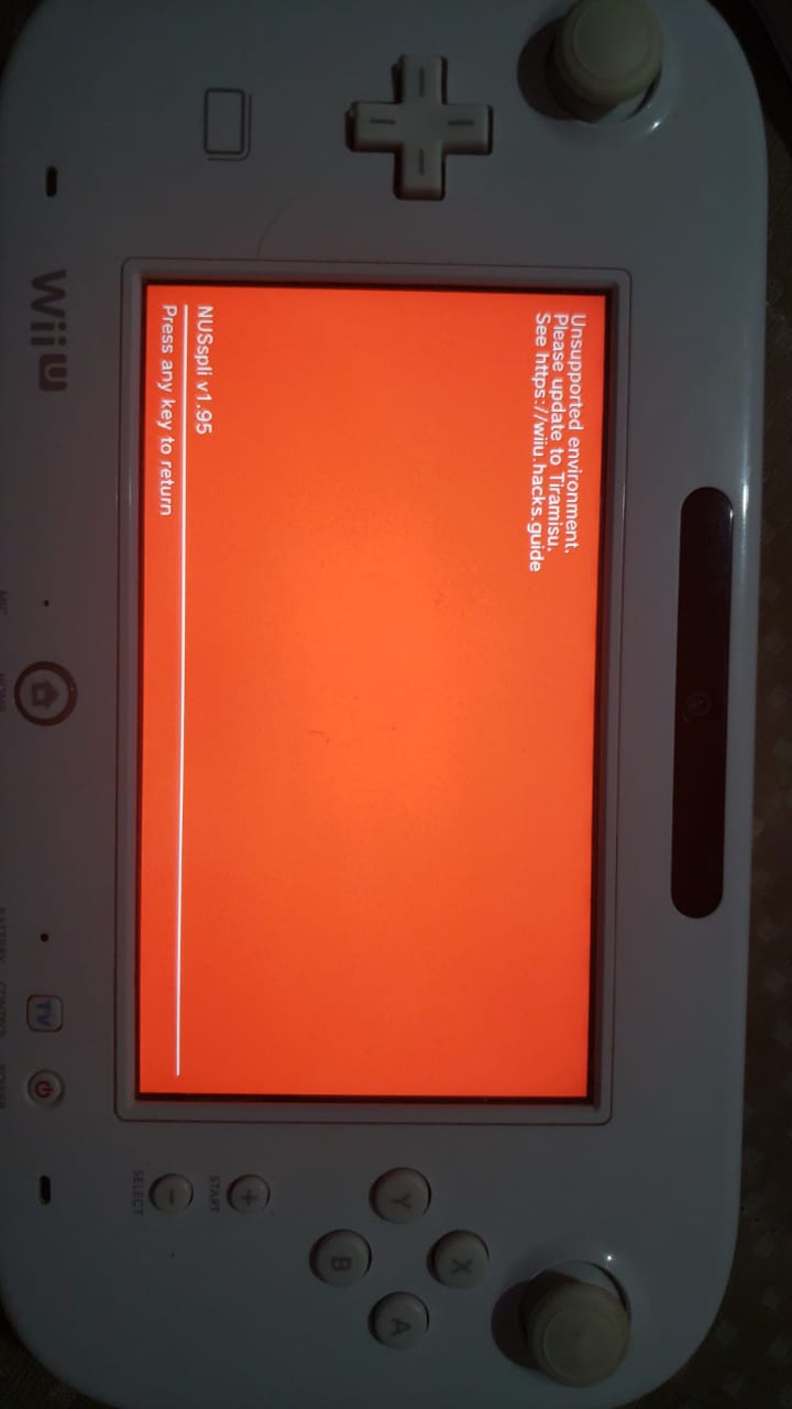unsupported environment. [is only for tiramish exploit] · Issue #126 · V10lator/NUSspli · GitHub