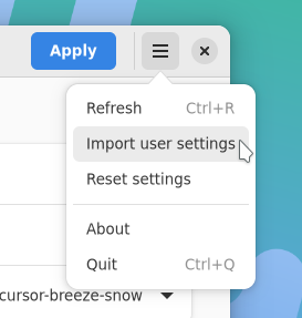 Use the same mouse settings from System · Issue #109 · gdm-settings/gdm ...