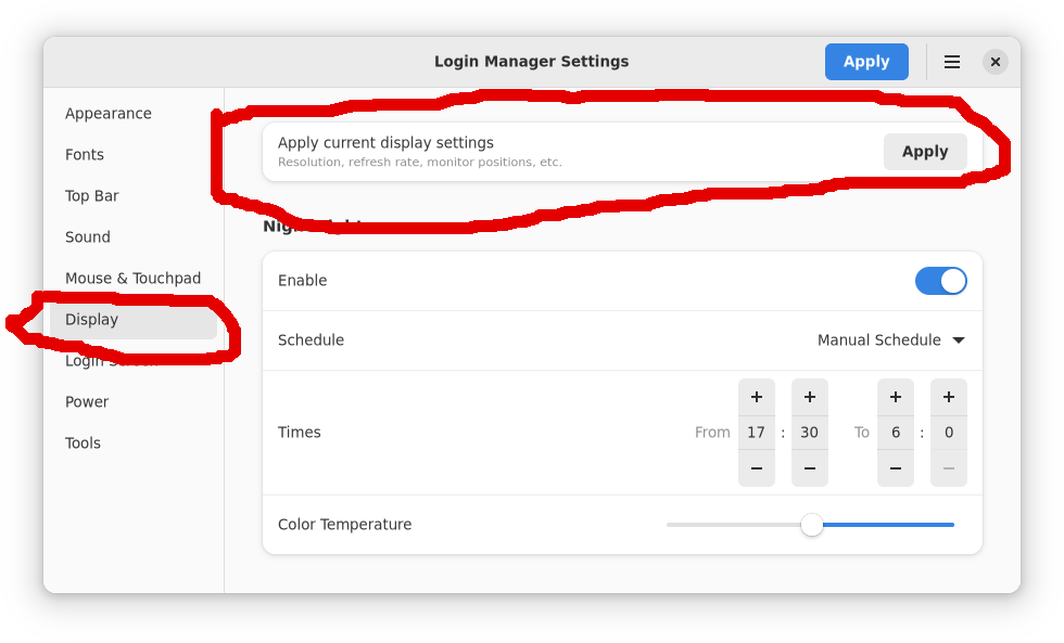 Option that allow/support the scaling for HiDPI and login screen. · Issue #151 · gdm-settings ...