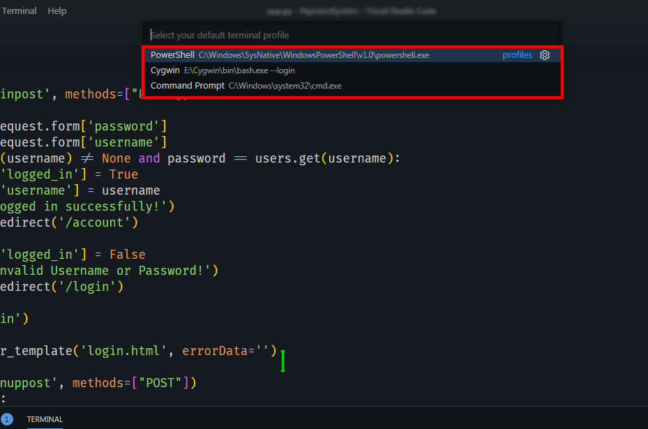 Terminal Profiles not showing up properly · Issue #121928 · microsoft ...