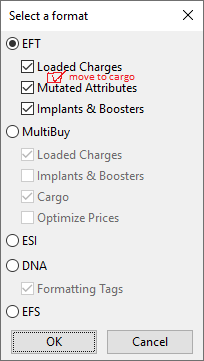 Feature Request: Checkbox to Move Loaded Charges to Cargo on EFT Export · Issue #2004 · pyfa-org ...