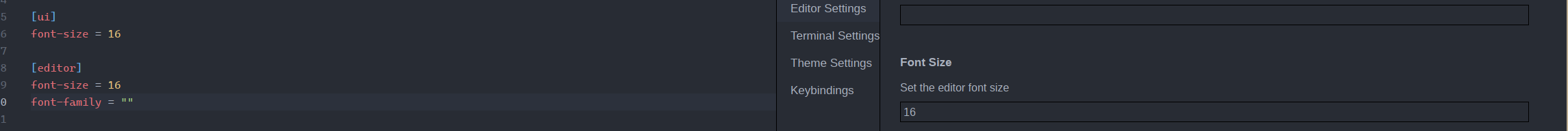 font/settings: Sluggish performance upon editing the font family in Editor Settings. · Issue ...