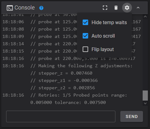 Move the g-code preview view options to drop down settings button like other panels · Issue #690 ...