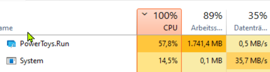 [bug] memory leak, freezing, lagging since 0.57.0 using PowerToys Run ...