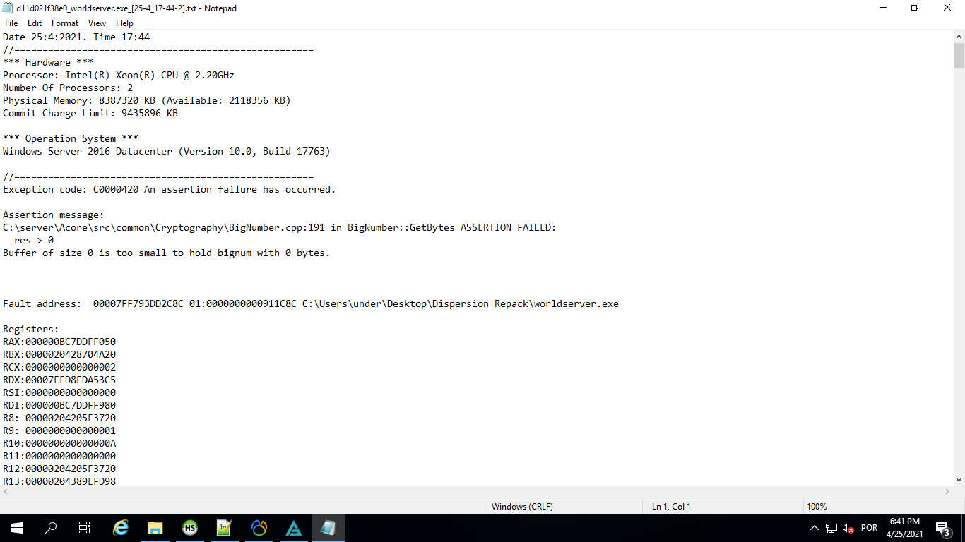 Worldserver error BigNumber.cpp · Issue #5462 · azerothcore/azerothcore-wotlk · GitHub