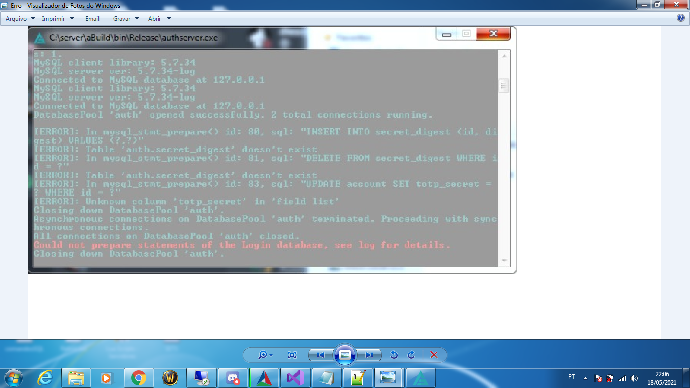 Error Starting Authserverexe · Issue 5937 · Azerothcoreazerothcore Wotlk · Github 