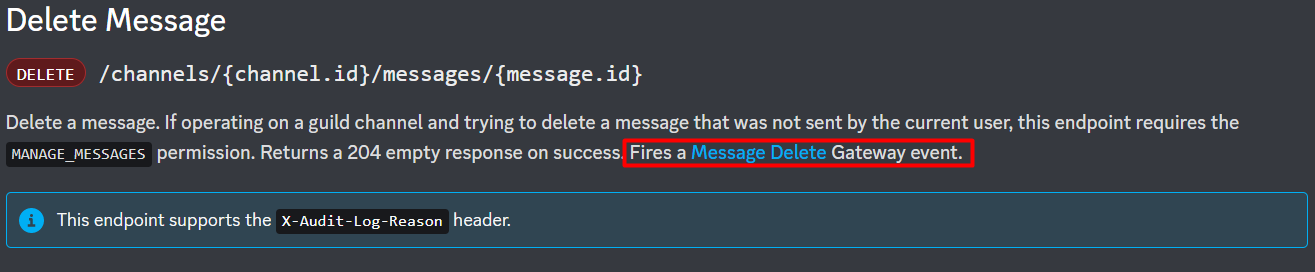 List event reference in the core library · Issue #895 · DisnakeDev/disnake · GitHub