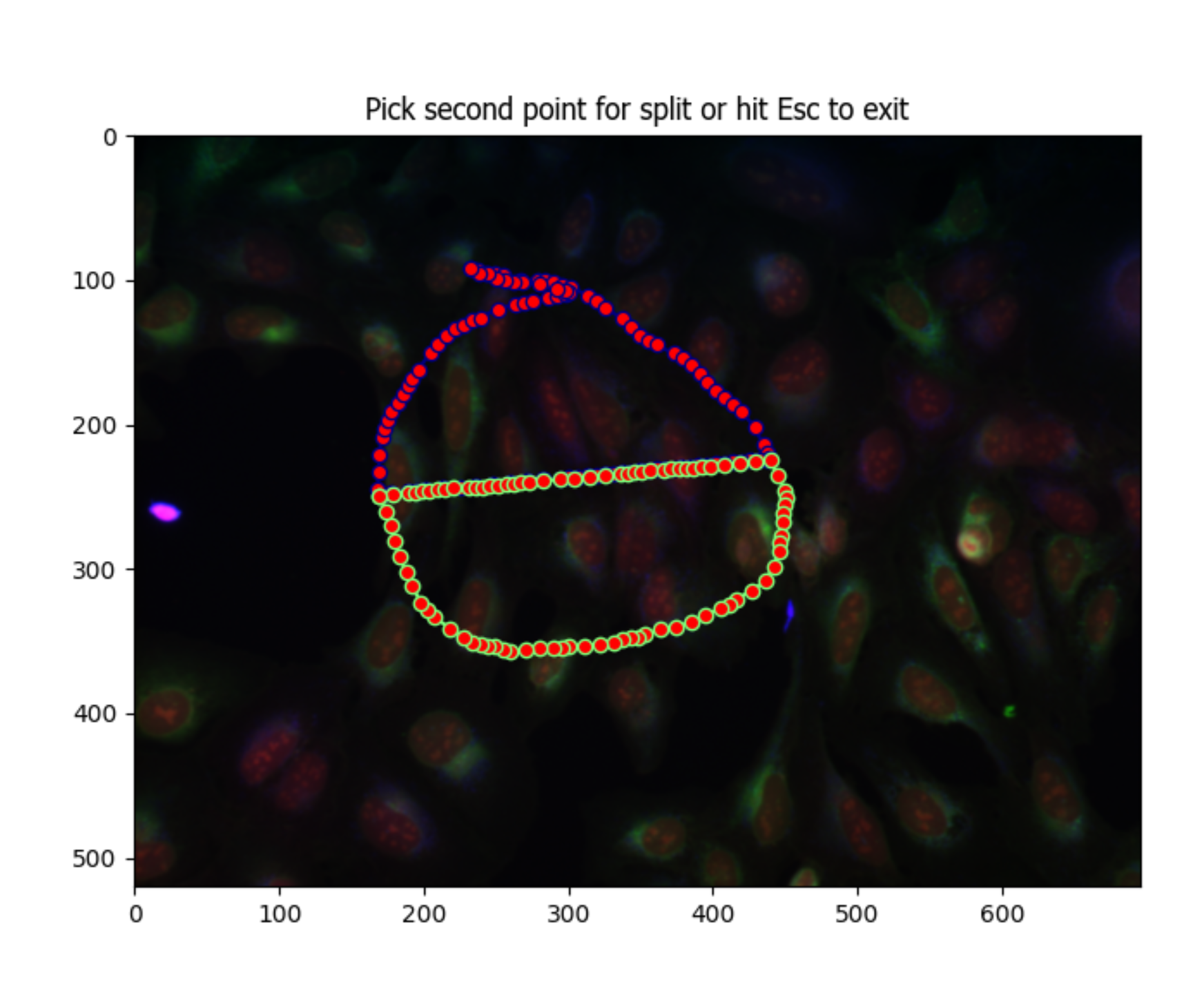 Error When Using Split Mode In Identifyobjectsmanually · Issue 3426 · Cellprofiler