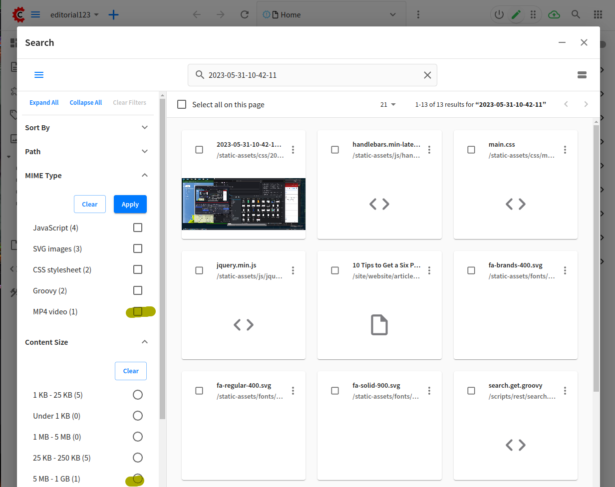 [search] Binary content indexing is skipped when file size is too large · Issue #5997 ...