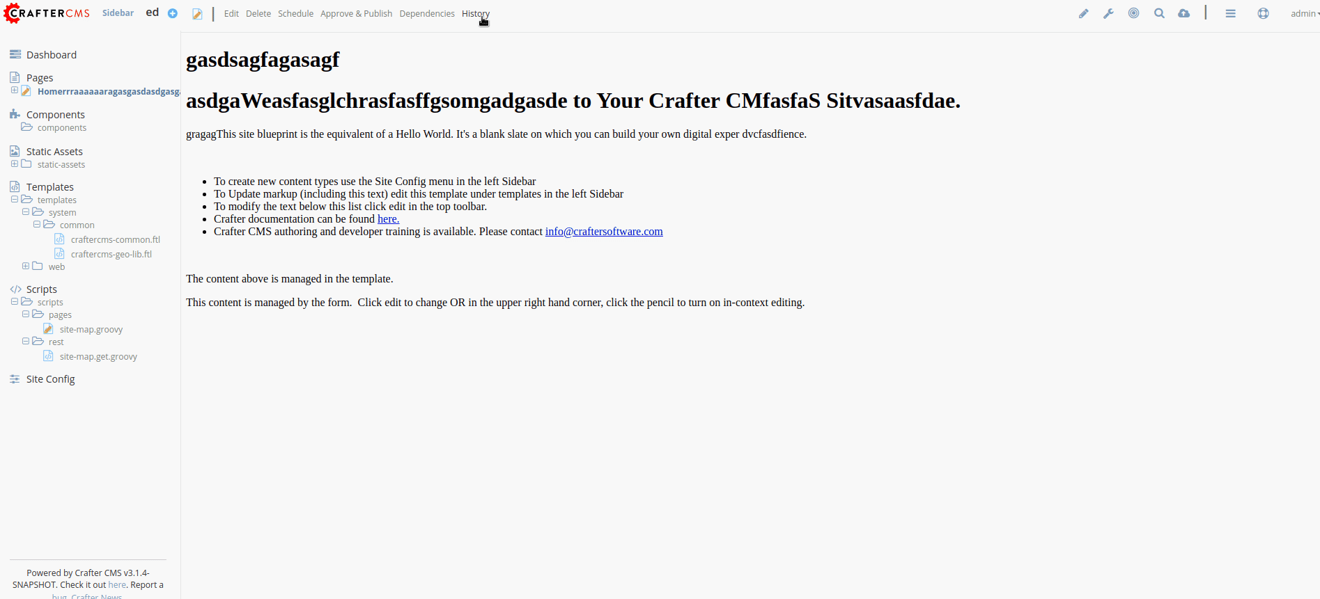 [studio-ui] History dialog "Revert" action doesn't ask for confirmation before executing · Issue ...
