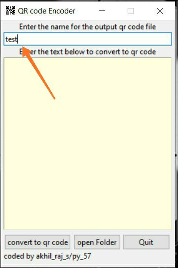 Github Akhilrajsqr Code Encoder A Python Script To Encode Text Data Into Qr Code