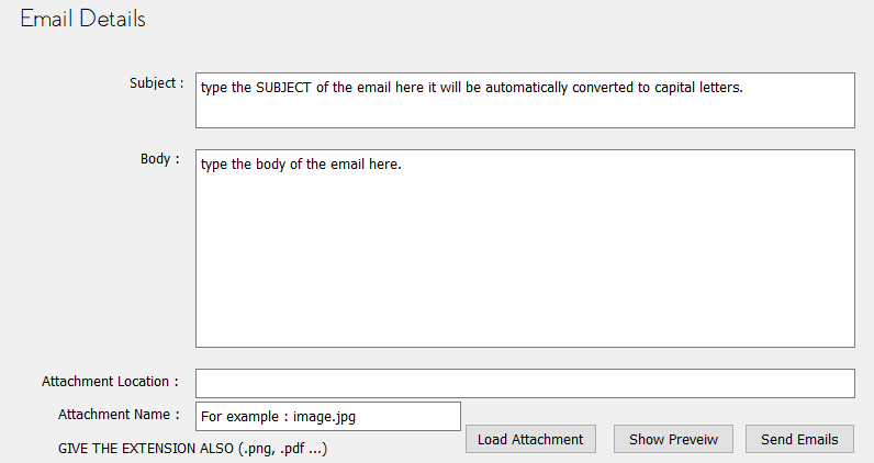 GitHub - akhilrajs/Email-Bot-with-GUI: This application allows you to ...