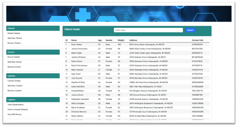 GitHub - VivianHenry/Hospital-Management-System