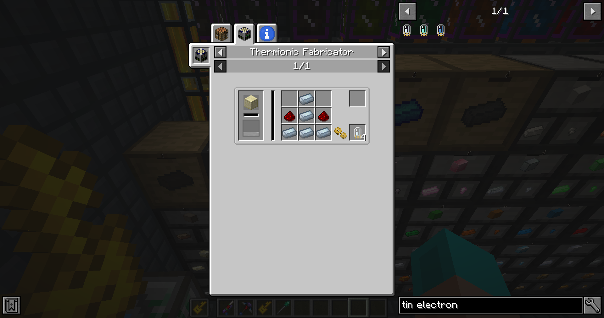 Tin electron tube doesn't have a recipe in multiblock · Issue #6 ...
