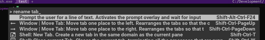 Custom actions/commands for the Command Palette (without key binding) · Issue #3595 · wezterm ...