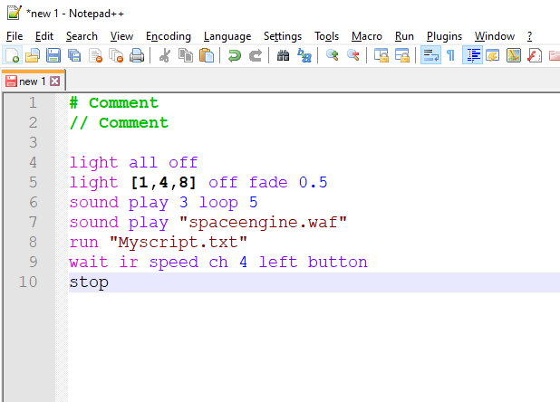 Github Brickelectronicpfxbricknotepadplusplus User Defined