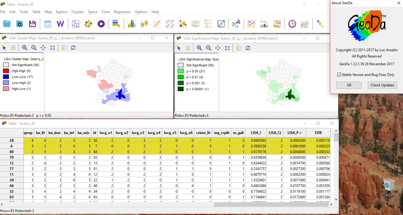 Differences in tutorial Local Spatial Autocorrelation (1) · Issue #1403 · GeoDaCenter/geoda · GitHub