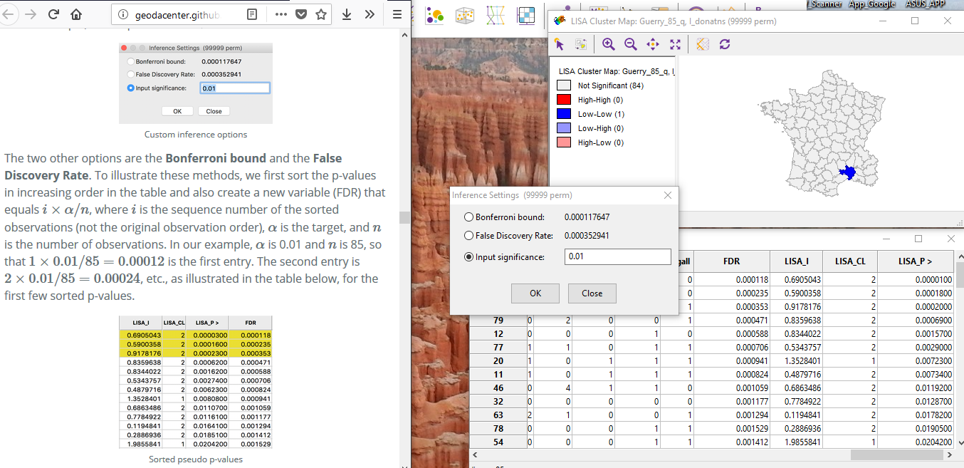 Differences in tutorial Local Spatial Autocorrelation (1) · Issue #1403 ...