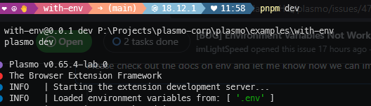[BUG] Environment Variables Not Working · Issue #479 · PlasmoHQ/plasmo · GitHub