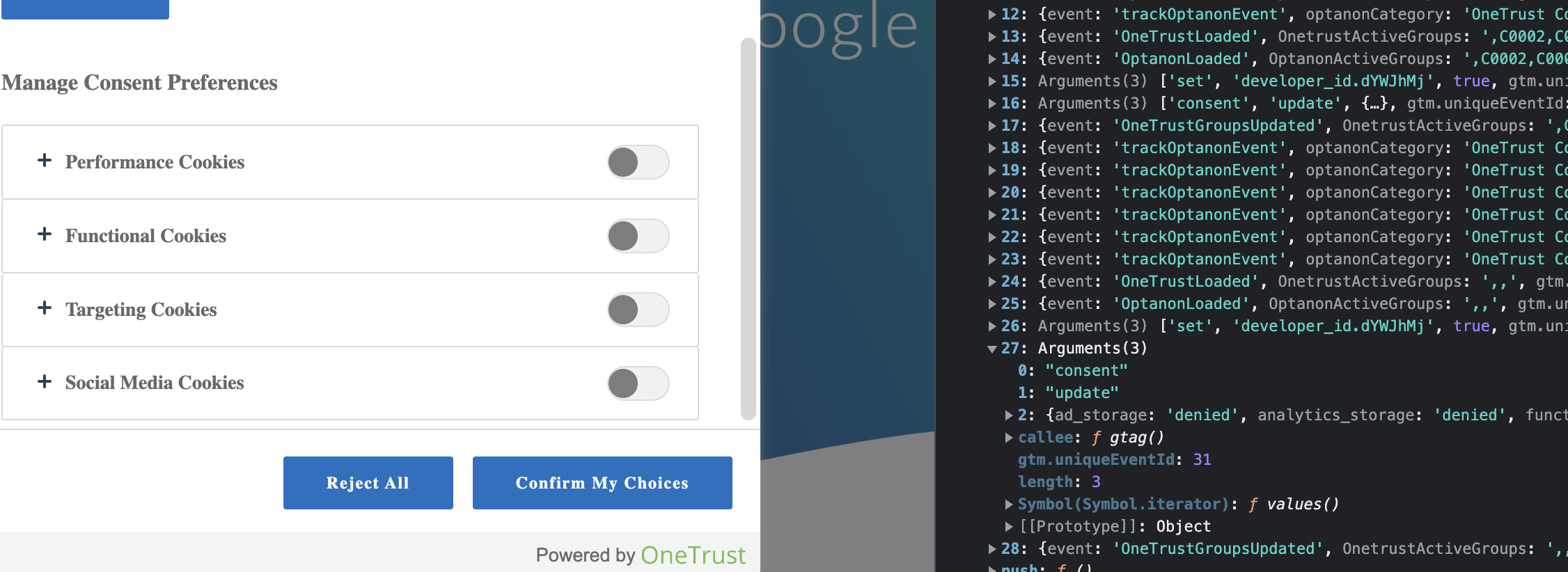 GitHub - Chaffexd/Google-Consent-Mode-OneTrust: Tutorial of using GCM with OneTrust