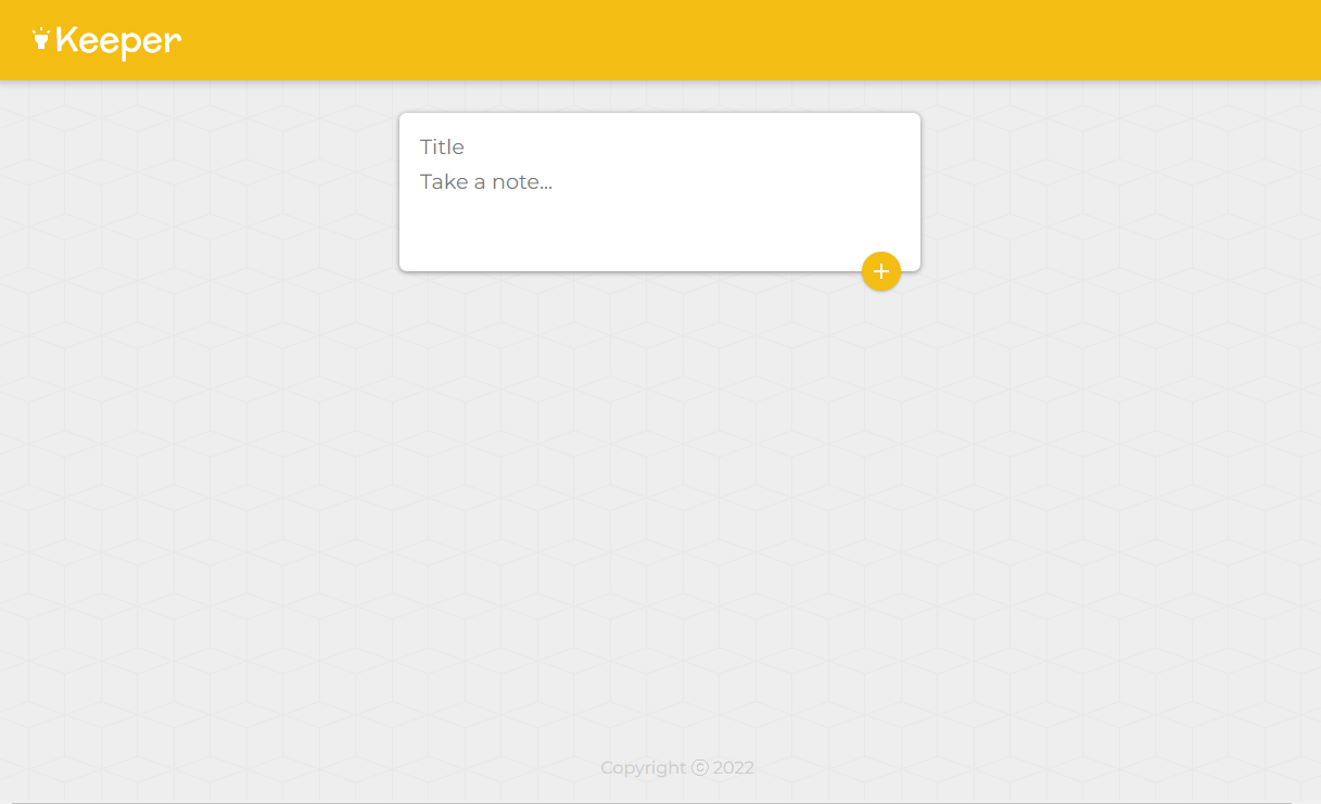 GitHub - MilTech124/Keeper-Aplication-React: Simple React Keeper App (Resets when refresh!!!)