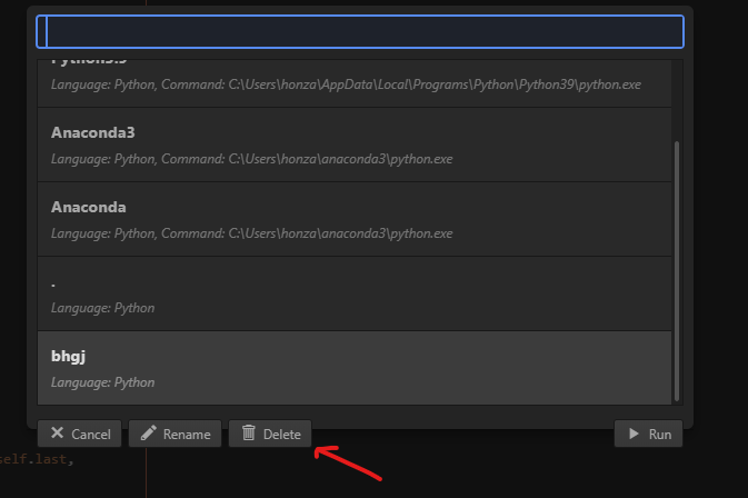 Cant Delete Run Profiles · Issue 2297 · Atom Community Atom Script · Github