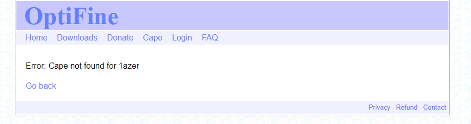 "Optifine cape not found" · Issue #4149 · sp614x/optifine · GitHub