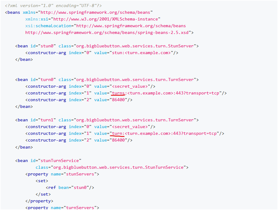 Bbb 2 6 4 The System Didn T Load The Turn Server Config File Usr Share Bbb Web Web Inf Classes