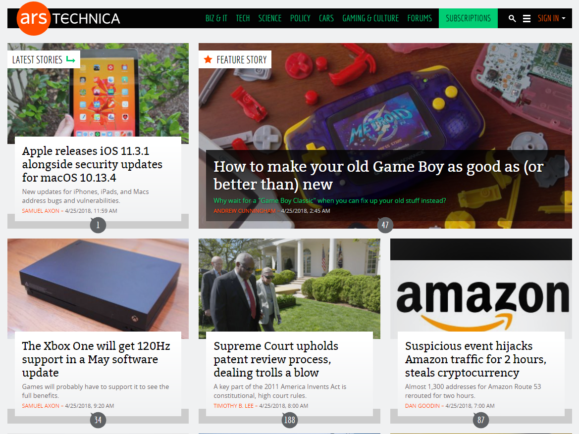 Dynamic theme issue with arstechnica.com · Issue #399 · darkreader/darkreader · GitHub