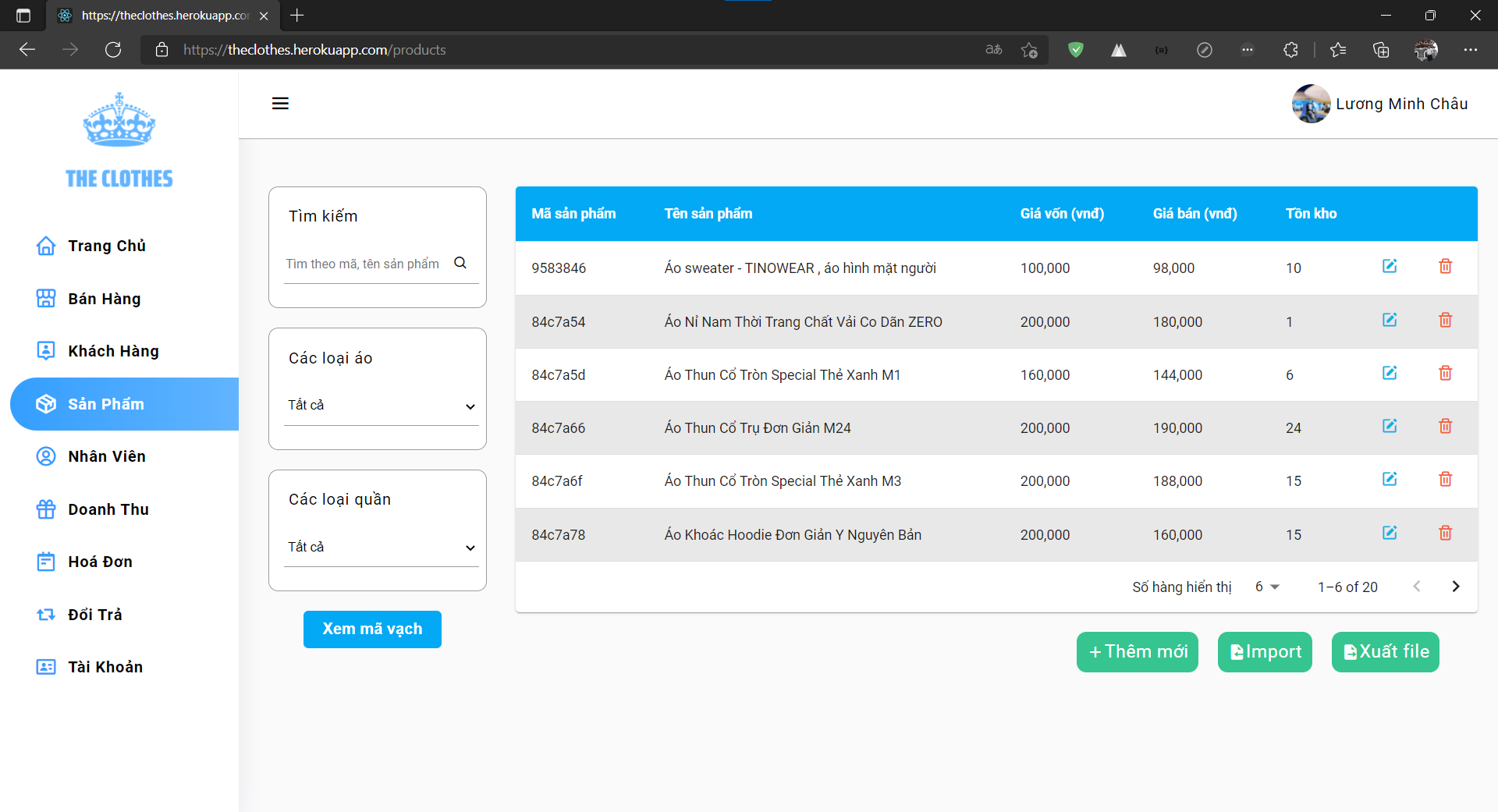 GitHub - tiendat19521345/Clothing_Store_Management_Website: This is a ...