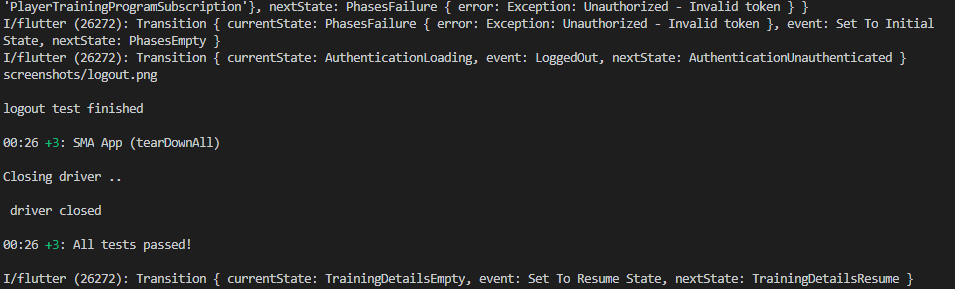 Flutter Driver Is Unable To Close Application Instance After All Tests Are Passed · Issue 71710