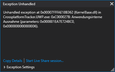 Error while tracking an exception in Release Mode · Issue #1617 · microsoft/appcenter-sdk-dotnet ...