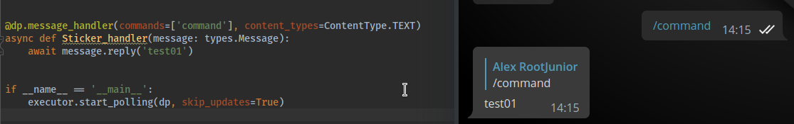 Use content_types will found Undefined variable issue · Issue #111 · aiogram/aiogram · GitHub
