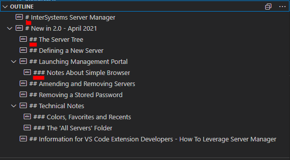 Hide The Sharp In Outline For Markdown Files · Issue 121550 · Microsoftvscode · Github