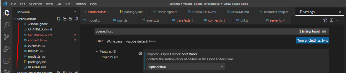 Sorting the tabs in VSCode IDE · Issue #135564 · microsoft/vscode · GitHub