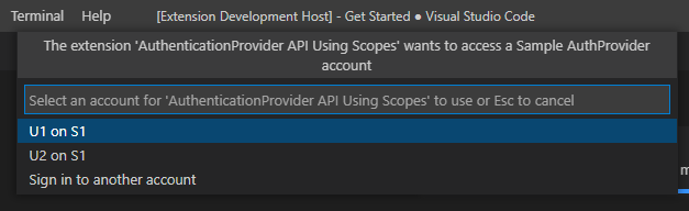 Authentication Api Refactoring In 135503 Broke Quickpick Feature Of
