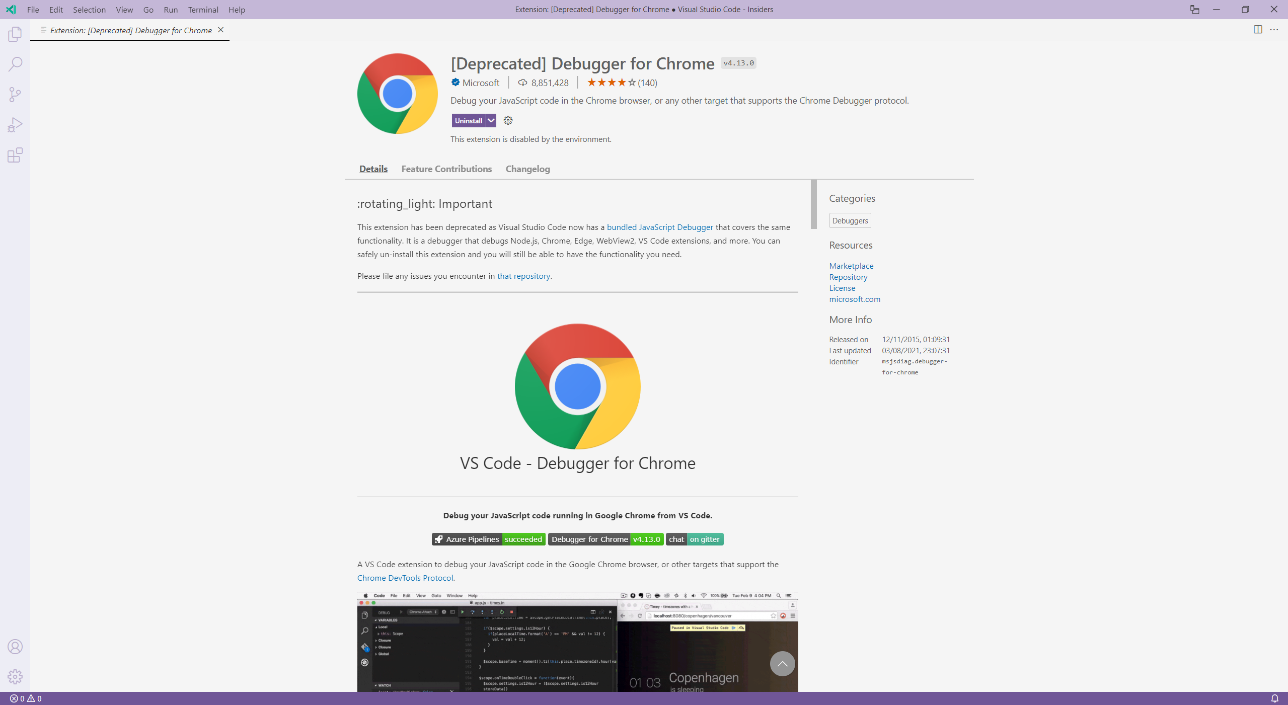 Extension in-app page width · Issue #137770 · microsoft/vscode · GitHub
